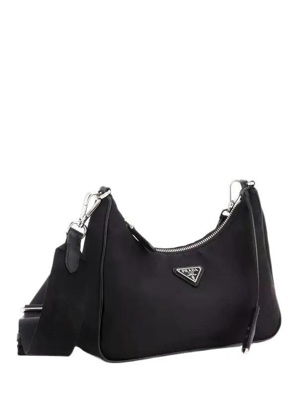 Prada Re-edition 2005 Shoulder Bag Tessuto - Black
