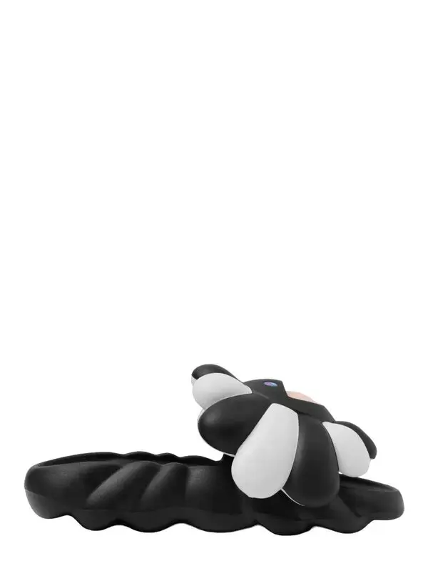 TAKASHI MURAKAMI Ohana Full-bloom Slides - Black