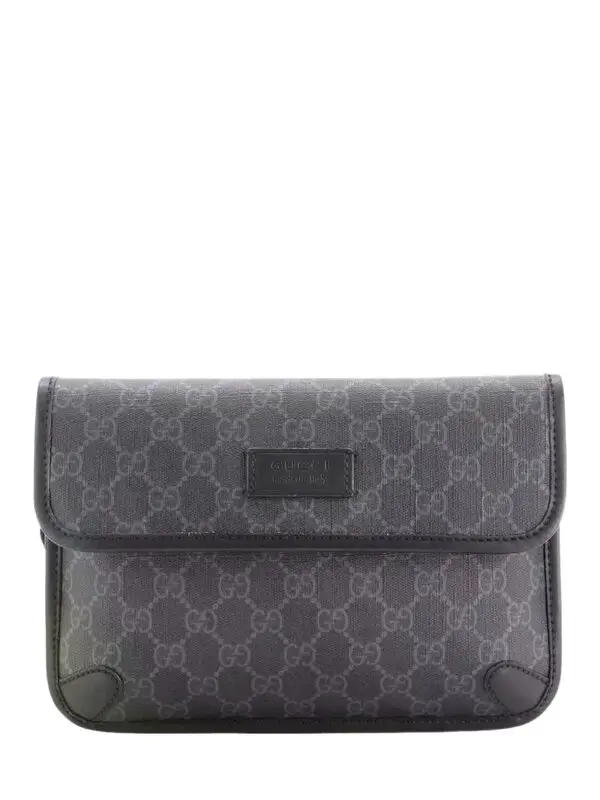 Gucci Gg Monogram Belt Bag - Black