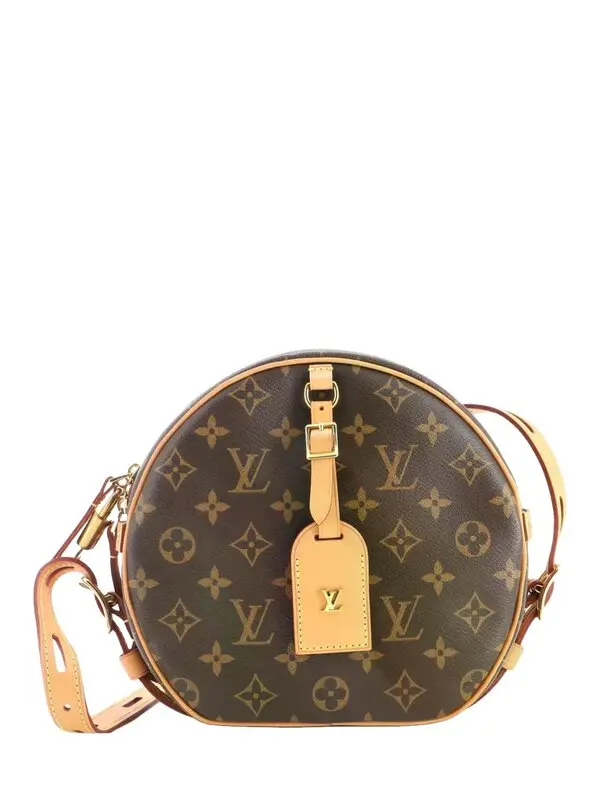 LOUIS VUITTON Boite Chapeau Souple Monogram Canvas Mm Shoulder Bag - Brown
