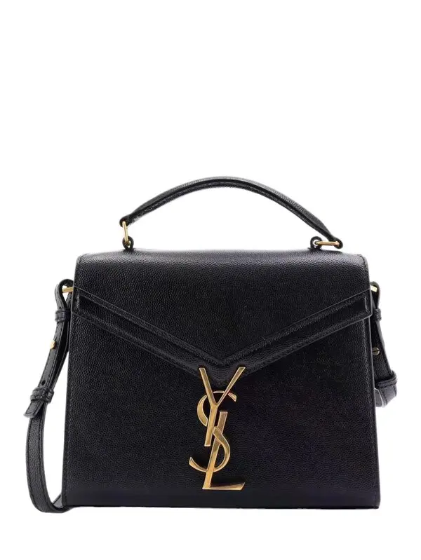 Saint Laurent Cassandra Top Handle Bag Mini Shoulder Bag - Black
