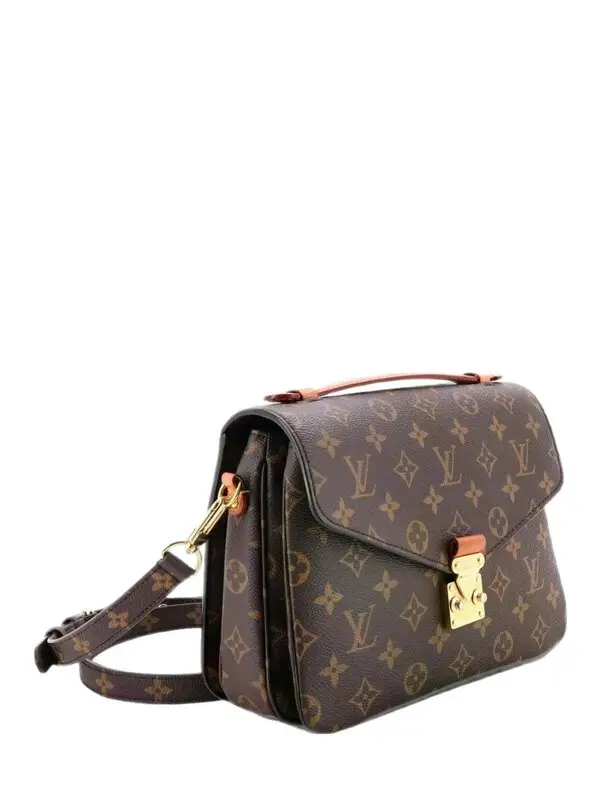 LOUIS VUITTON Monogram Canvas Pochette Metis Crossbody Bag - Brown