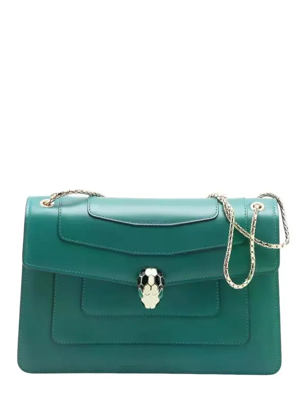 BVLGARI Serpenti Forever Shoulder Bag - Green