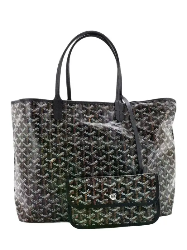 Goyard Saint Louis Coated Canvas Pm Tote Bag - Black