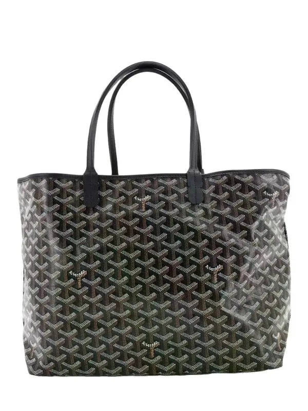 Goyard Saint Louis Coated Canvas Pm Tote Bag - Black