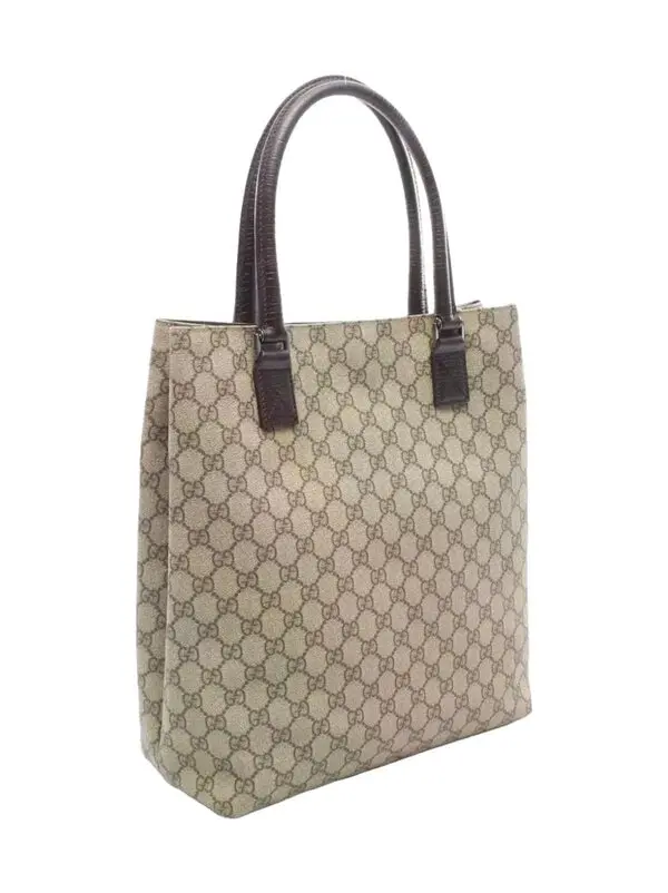 Gucci Gg Plus Monogram Canvas Tote Bag - Neutrals