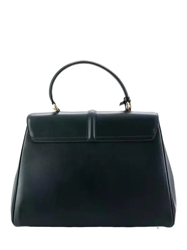 Celine Smooth Calfskin 16 Top Handle Bag - Green