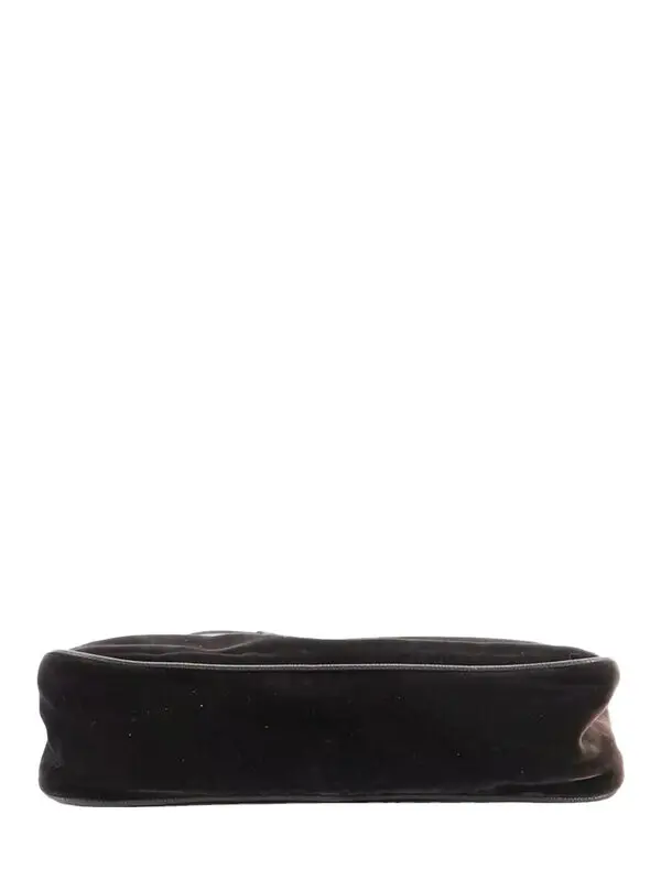 Prada Re-edition 2005 Velvet Mini Shoulder Bag - Brown