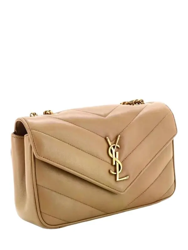 Saint Laurent Loulou Nm Shoulder Bag - Neutrals