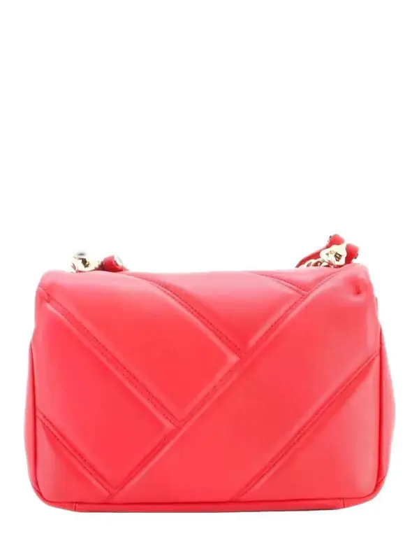 BVLGARI Serpenti Cabochon Messenger Bag - Red