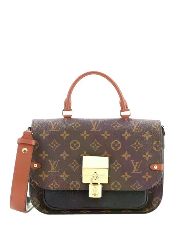 LOUIS VUITTON Vaugirard Monogram Canvas Satchel - Black