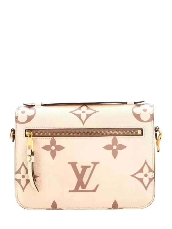 LOUIS VUITTON Pochette Métis Monogram Empreinte Giant Crossbody Bag - Brown