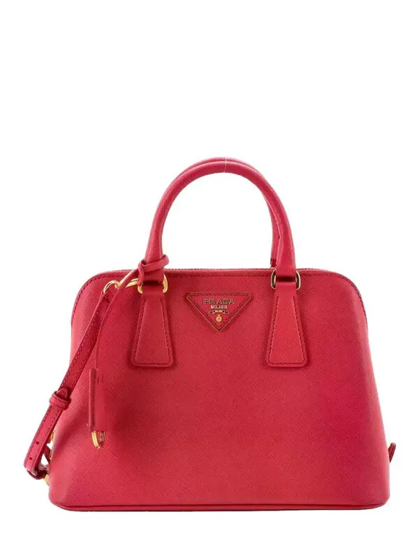 Prada Saffiano Leather Small Satchel - Pink