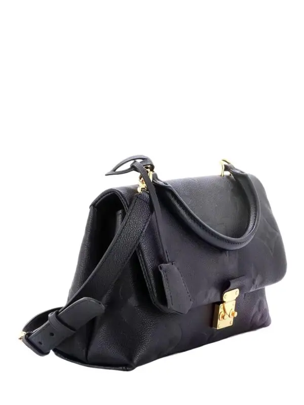 LOUIS VUITTON Madeleine Handbag Monogram Empreinte Giant Mm Satchel - Black