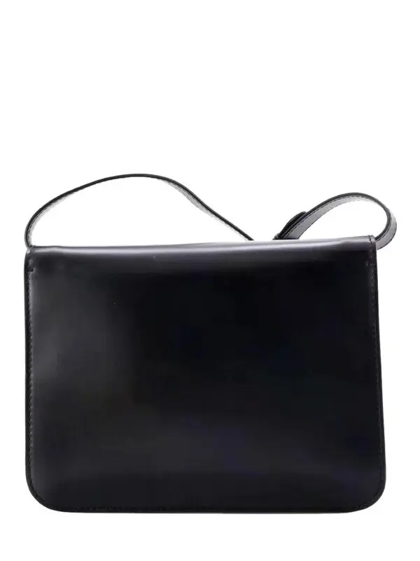 Burberry Leather Medium Crossbody Bag - Black