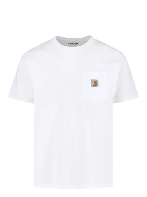 Carhartt Work In Progress Cotton Pocket T-shirt For - White