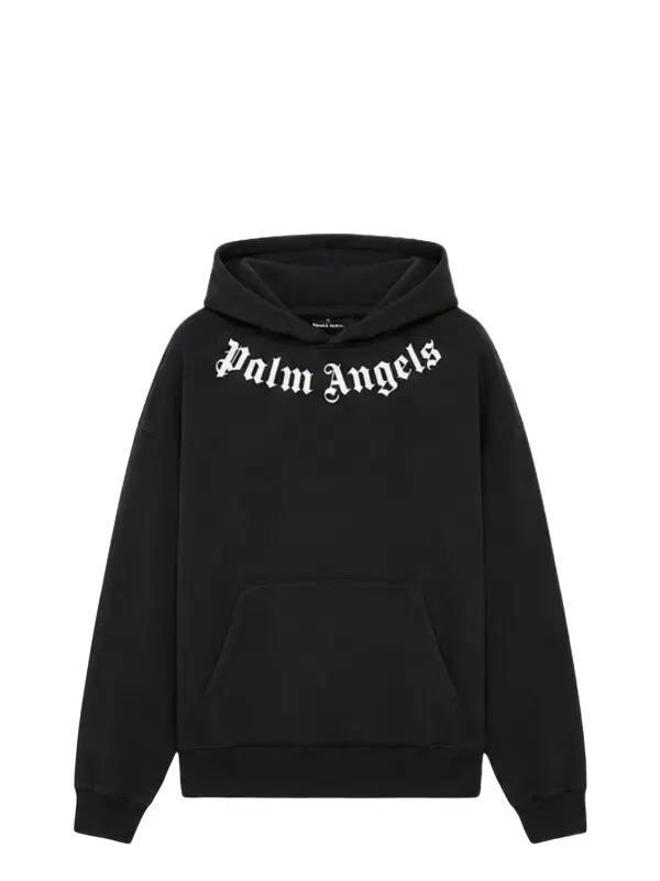 Palm Angels Fleece Crewneck Sweater - Black