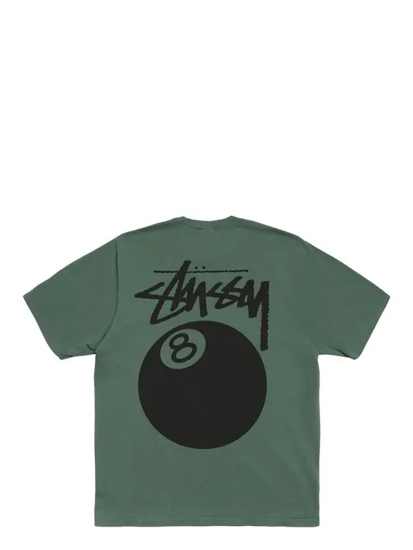 StÜssy 8 Ball T-shirt Pigment Dyed - Pine