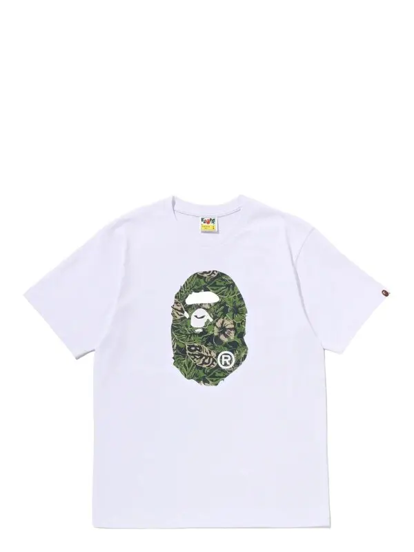 A BATHING APE Resort Ape Head Relaxed Fit T-shirt - White