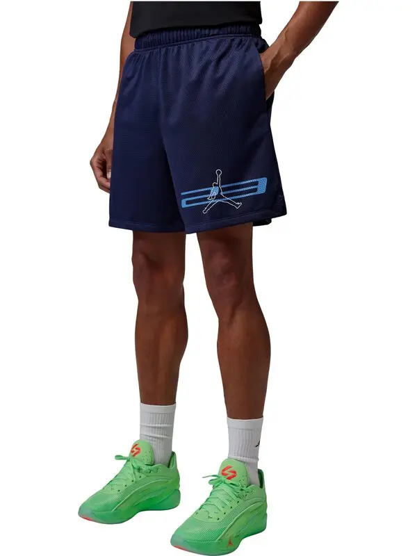 JORDAN Dri-fit Mesh Graphic Shorts - Midnight Navy