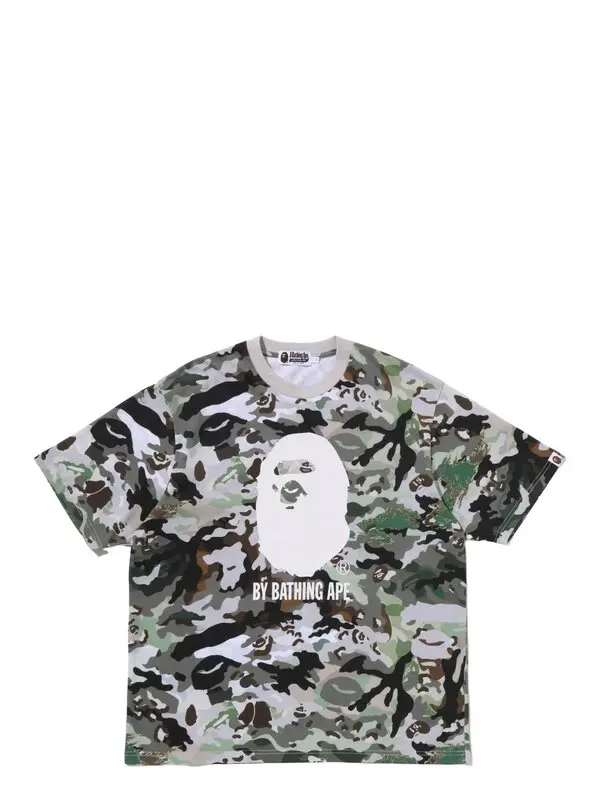 A BATHING APE Hybrid Camo Relaxed Fit T-shirt - Green