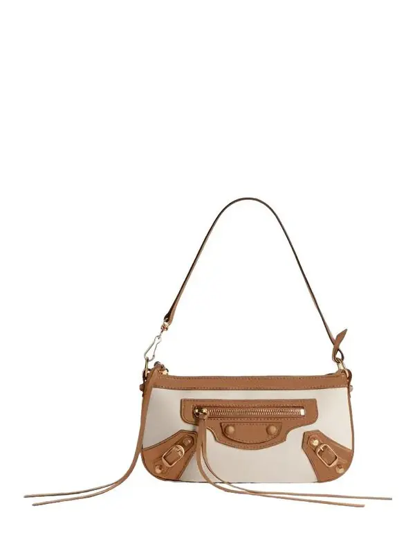 Balenciaga Le City Pouch On Strap - Beige/camel