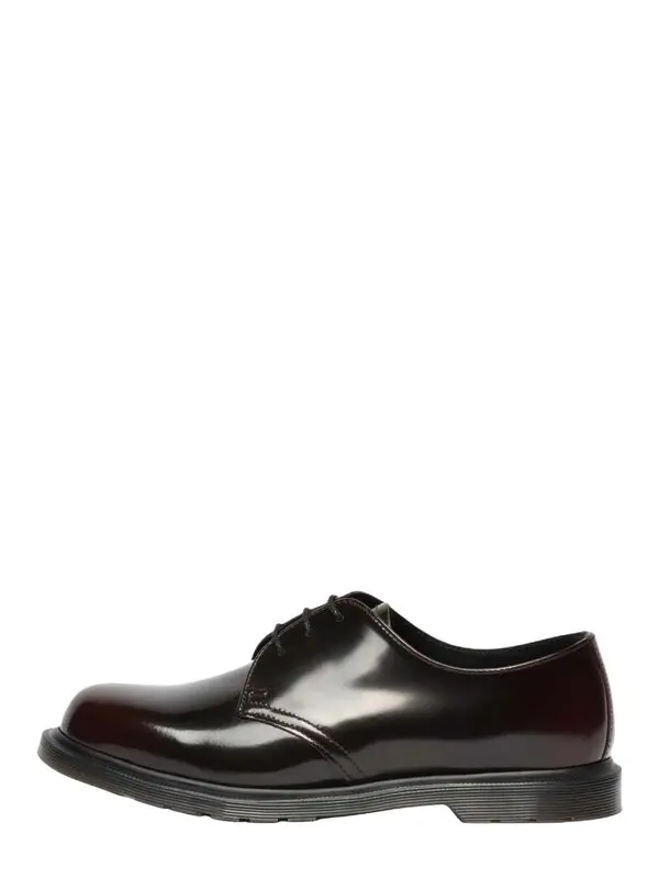 Dr. Martens Mayfare Arcadia Rub Off Leather Shoes - Cherry Red