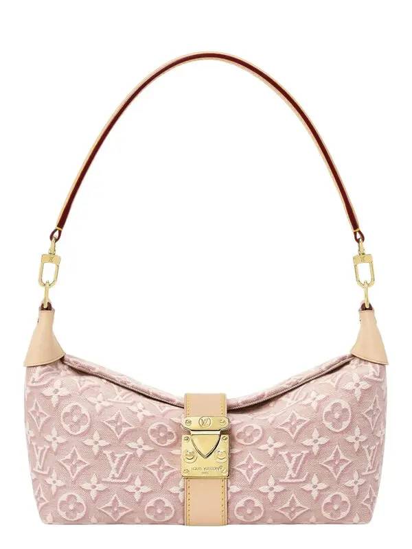 LOUIS VUITTON Pochette Mia Textile Shoulder Bag - Rose