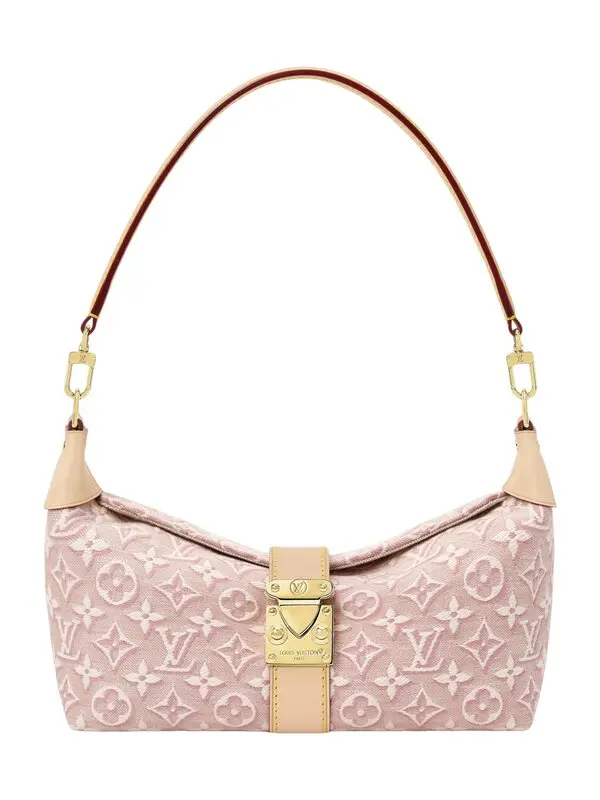 LOUIS VUITTON Pochette Mia Textile Shoulder Bag - Rose