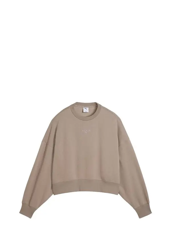 PUMA X Hyrox Heavyweight Crew Sweatshirt - Mouse Gray