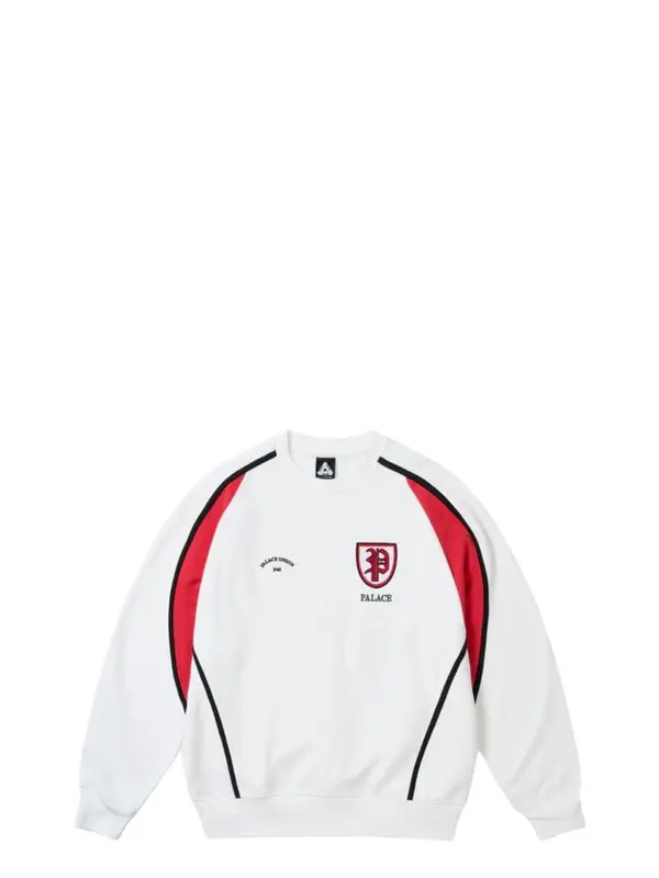 PALACE Scrum Crew Sweatshirt - White