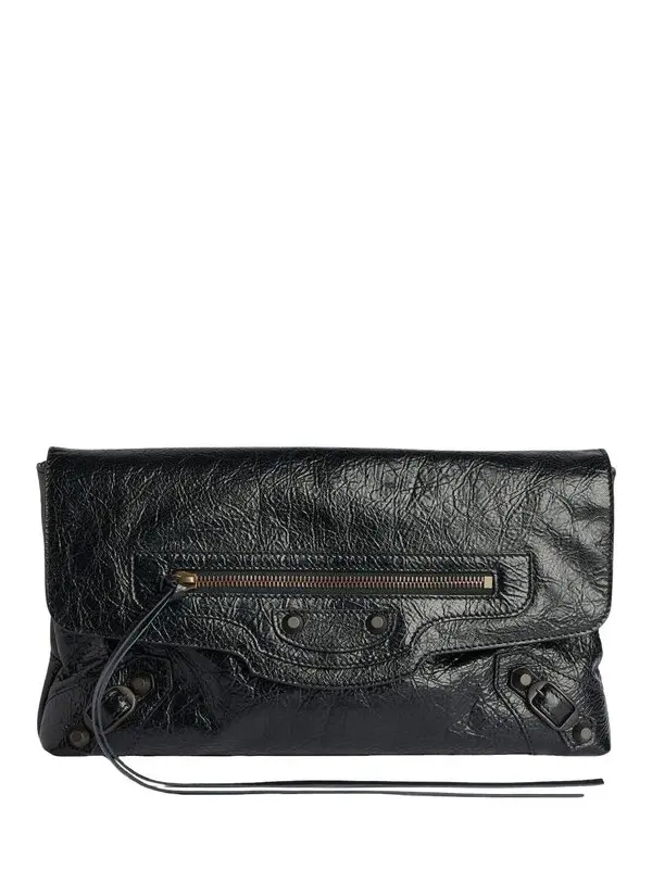 Balenciaga Le City Clutch - Black