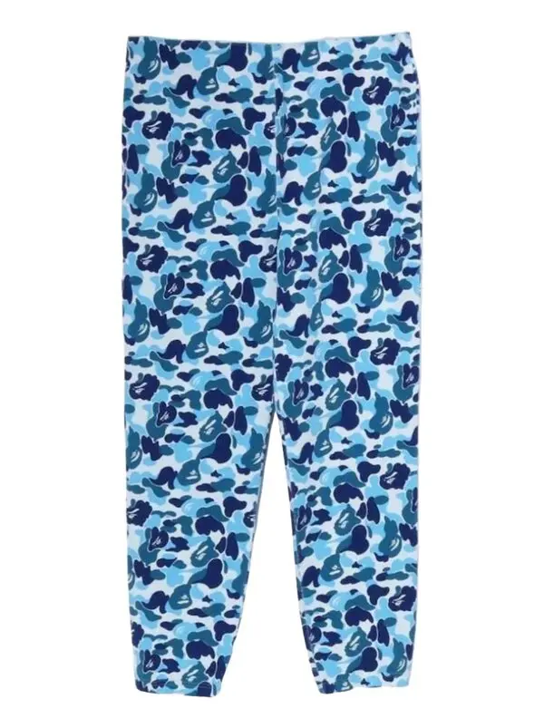 A BATHING APE Abc Camo Sweat Pants - Blue