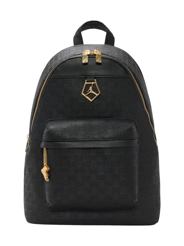 JORDAN Core Monogram Backpack - Black