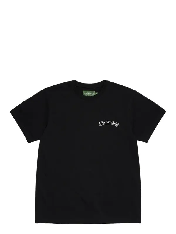 DENIM TEARS Adg Banner T-shirt - Black