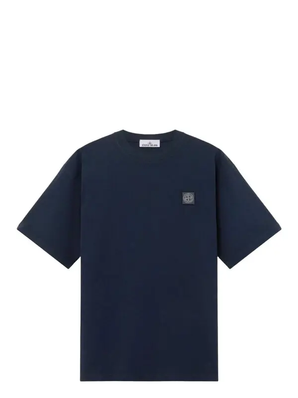 Stone Island 2100030 Compass Patch T-shirt - Navy Blue