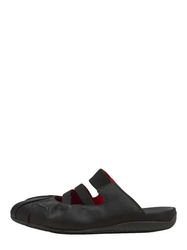 PUMA Speedcat Mule Satin Slip-on - Black/red