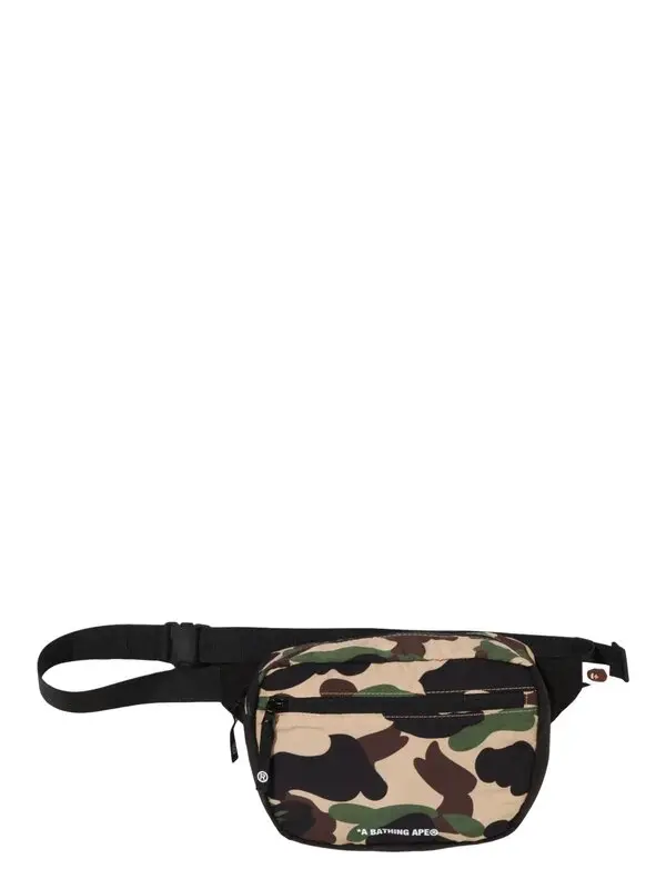 A BATHING APE 1st Camo Packable Waist Bag - Yellow
