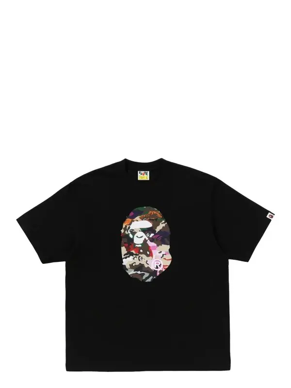 A BATHING APE Hybrid Camo Ape Head Relaxed Fit T-shirt - Black