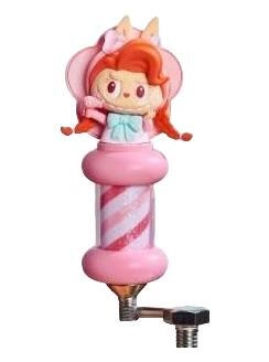 POP MART The Monsters Labubu Hair Salon Series Glowing Fridge Magnet 'mokoko's Style - Multi-color