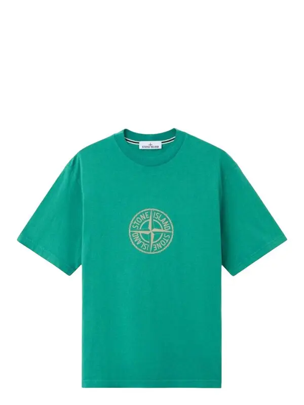 Stone Island 2100001 All Around Compass T-shirt - Malachite