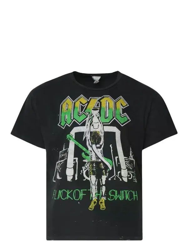 MadeWorn Ac/dc Power Surge Graphic Tee - Black