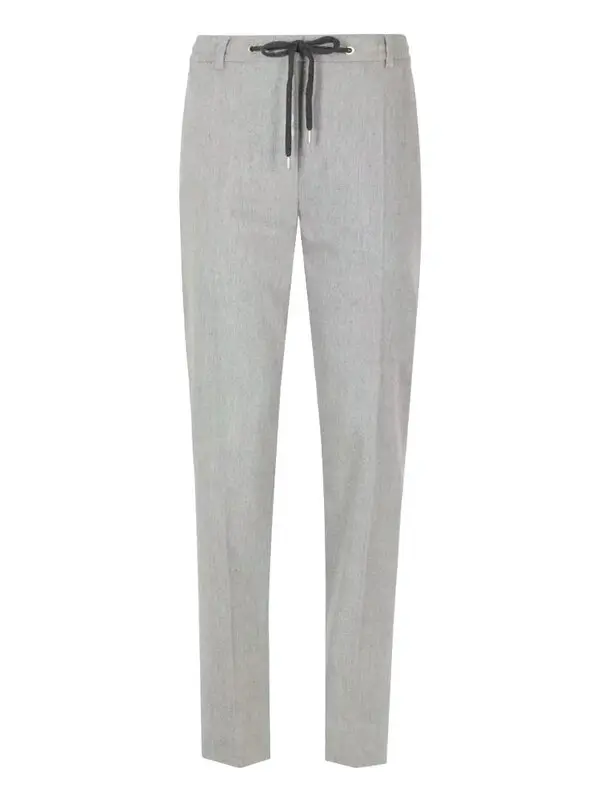 Eleventy Drawstring Waist Tailored Trousers - Grey