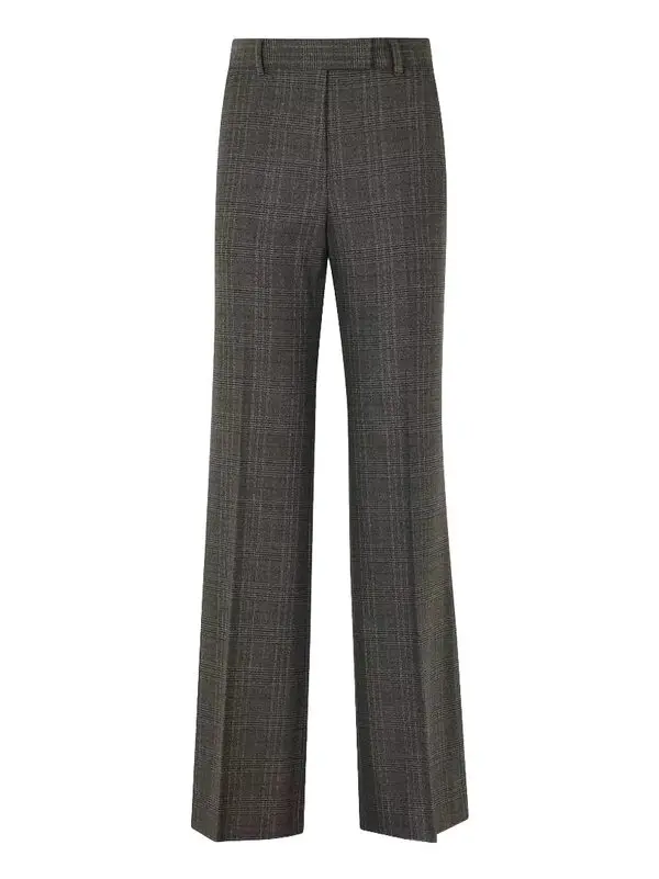 Seventy Prince Of Wales Check Trousers - Grey