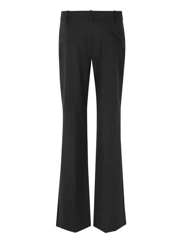 Federica Tosi Tailored Trousers With Pressed Crease - Grey