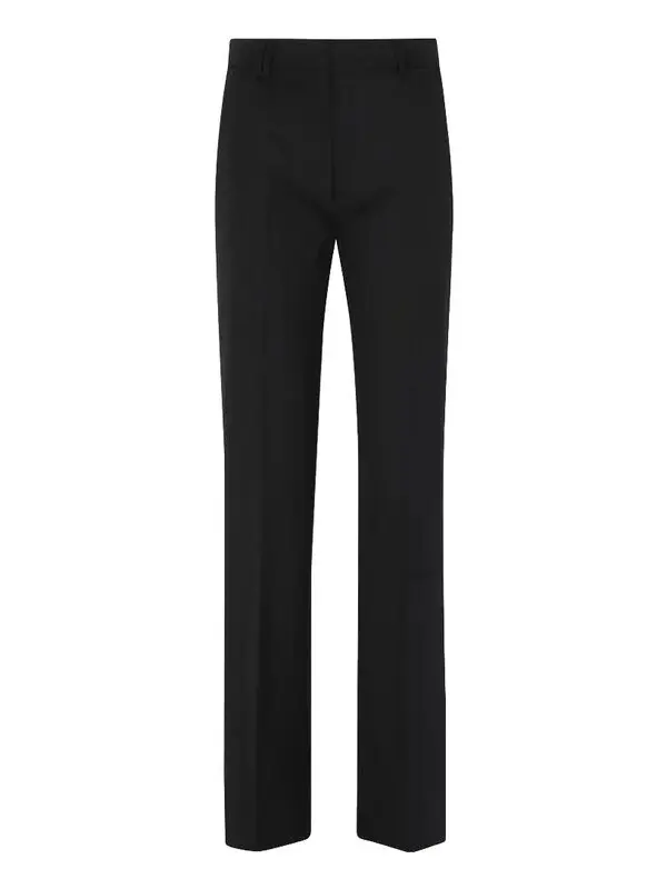 Seventy Pressed Crease Belted Trousers - Black