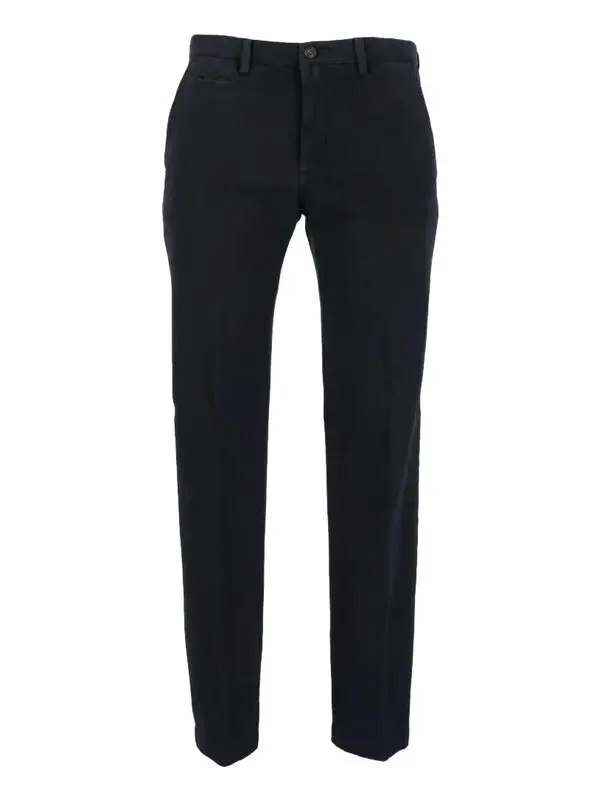 BRIGLIA 1949 Tailored Trousers With Button Fastening - Blue