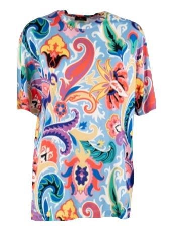 Etro Paisley-printed Crewneck T-shirt - Multicolor