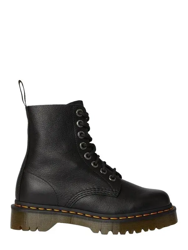 Dr. Martens Pascal Pisa Strapped Leather Boots - Black
