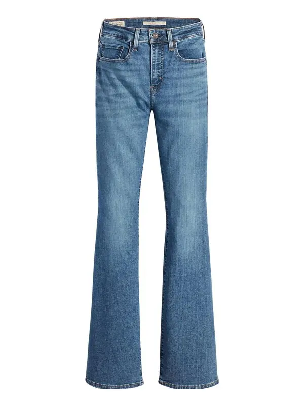 LEVI'S High Waist Flare Jeans - Blue Wave